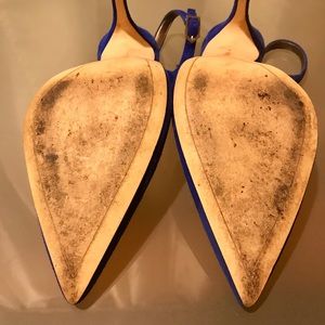 Sam Edelman | Shoes | Blue Suede Heels | Poshmark